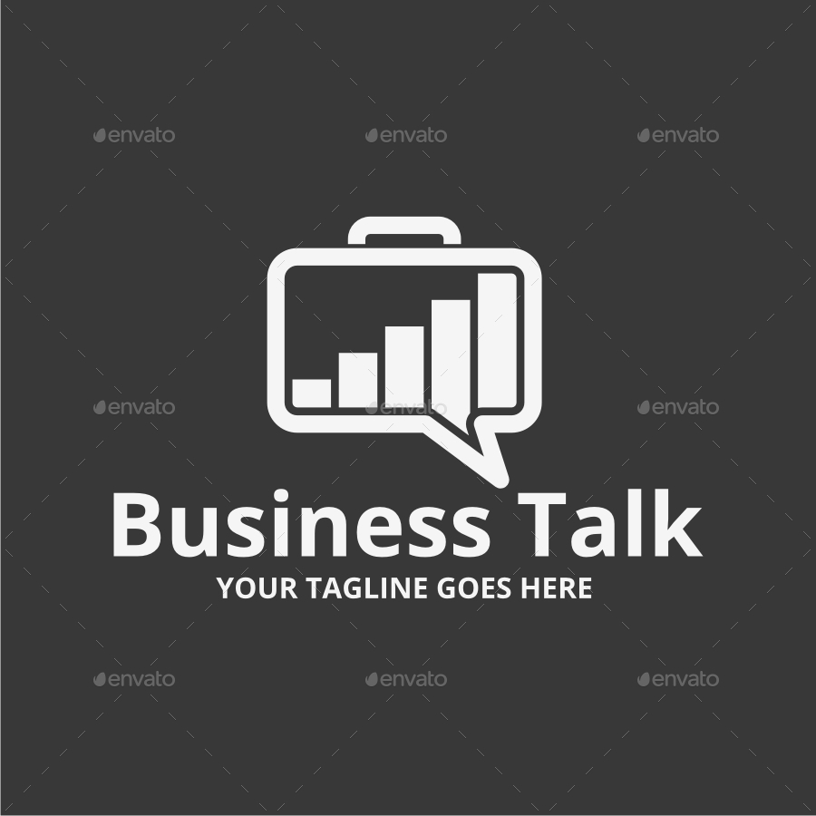 Business Talk Logo, Logo Templates | GraphicRiver
