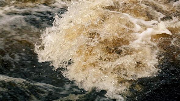 Frothing River Water, Stock Footage | VideoHive