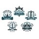Nautical Various Heraldic Icons Designs, Vectors | GraphicRiver