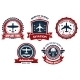 Aircraft and Aviation Banners, Vectors | GraphicRiver