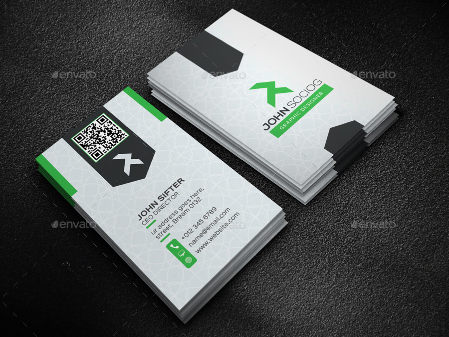 Personal Business Card, Print Templates | GraphicRiver