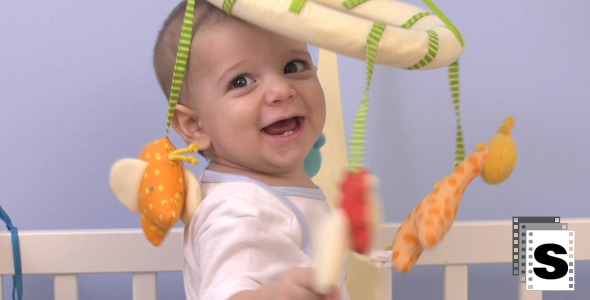Happy Baby Playing, Stock Footage | VideoHive