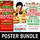 Christmas & New Year Poster Bundle, Print Templates | GraphicRiver