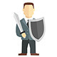 Security Men, Strongman Defender Mighty Vector, Vectors | GraphicRiver