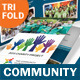 Community Service Trifold Brochure, Print Templates | GraphicRiver