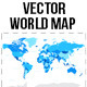 High Detail Blue World Map, Vectors | GraphicRiver