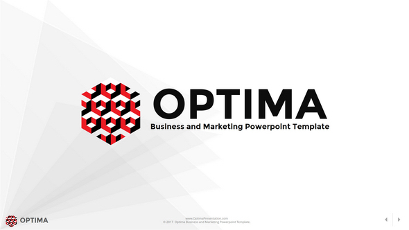 Optima Business and Marketing Powerpoint Template , Presentation Templates