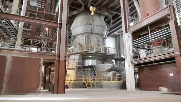 Inside of a Cement Plant, Stock Footage | VideoHive