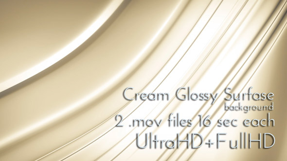 Cream Surface 3D Background, Motion Graphics | VideoHive