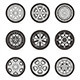 Wheels, Vectors | GraphicRiver