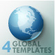 Set of 4 Global Templates, Infographics | GraphicRiver