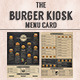 The Burger Kiosk Menu, Print Templates | GraphicRiver