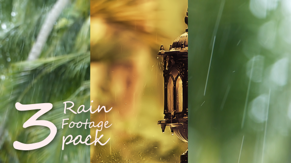 Rain footage Pack, Stock Footage | VideoHive