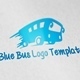 Blue Bus Logo Template, Logo Templates | GraphicRiver