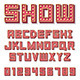 Alphabet with Show Lamps, Vectors | GraphicRiver