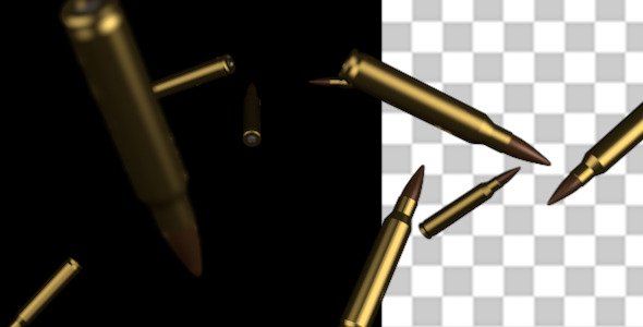 Bullet Shell Rain , Motion Graphics | VideoHive