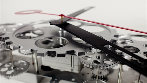 Clock Face With Cogs And Dials 1, Stock Footage | VideoHive