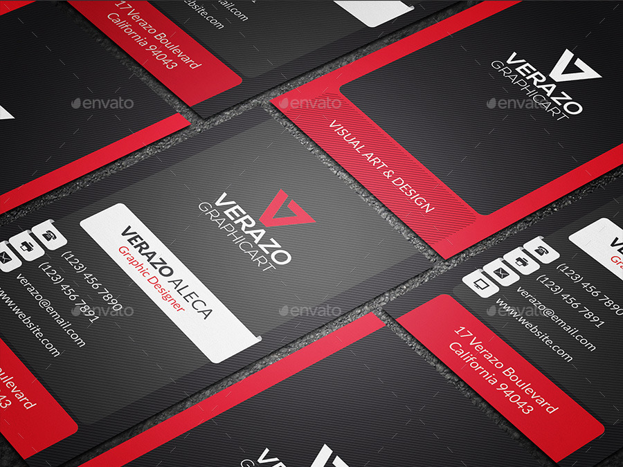 Business Card Bundle 12 by verazo | GraphicRiver