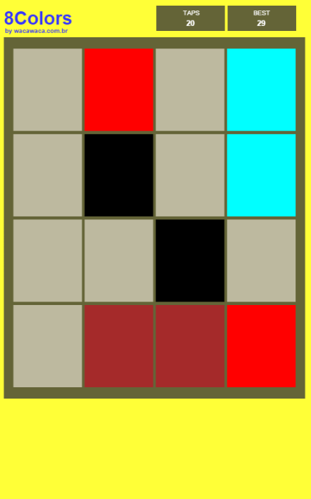 8Colors Memory Game by rvertulo | CodeCanyon