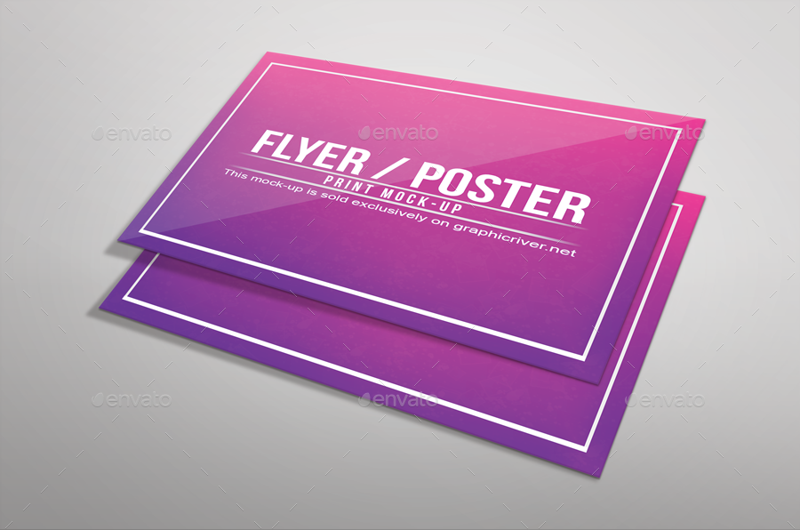 Flyer Mock Up, Graphics | GraphicRiver