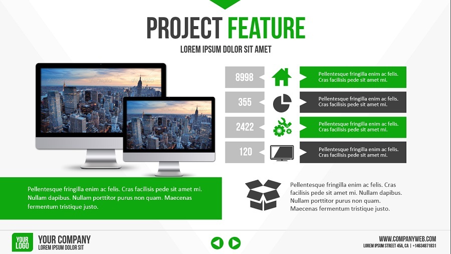 Professional Slide PowerPoint Template, Presentation Templates ...