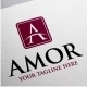 Amor Logo • A Letter Logo Template by soponyono | GraphicRiver