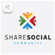 Share Social Logo, Logo Templates | GraphicRiver