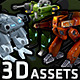 RTS 3D Robot Assets, Game Assets | GraphicRiver