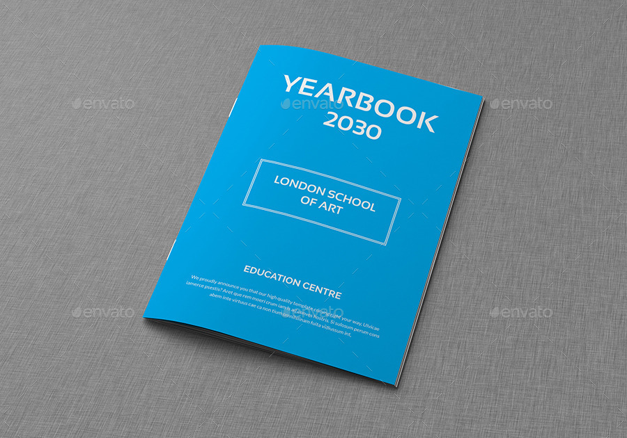 School Yearbook, Print Templates | GraphicRiver