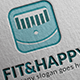 Fit And Happy Logo, Logo Templates | GraphicRiver