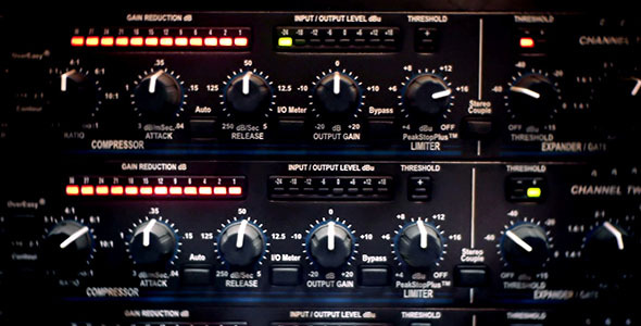 Studio Music Amplifier Mixer, Stock Footage | VideoHive