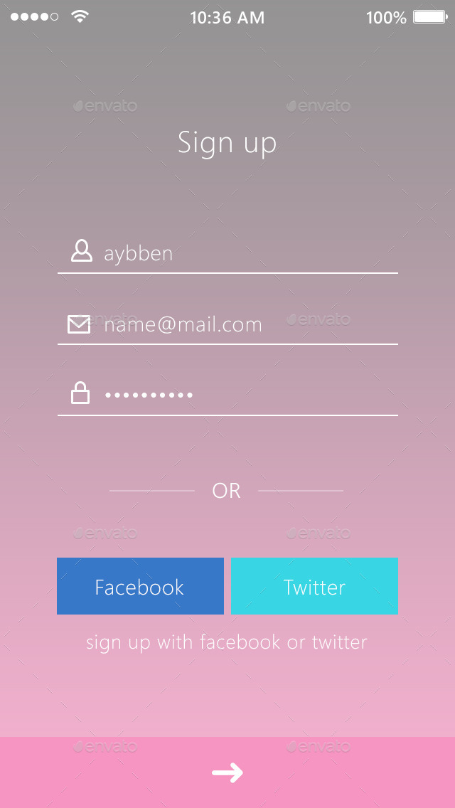 Shopapp - Flat Mobile App UI - Shopping, Web Elements | GraphicRiver