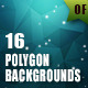 16 Polygon Backgrounds - 2 Styles - Part 02, Graphics | GraphicRiver