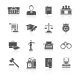 Law Icon Set, Vectors | GraphicRiver