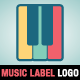Colored Music Label Vector Logo Template, Logo Templates | GraphicRiver
