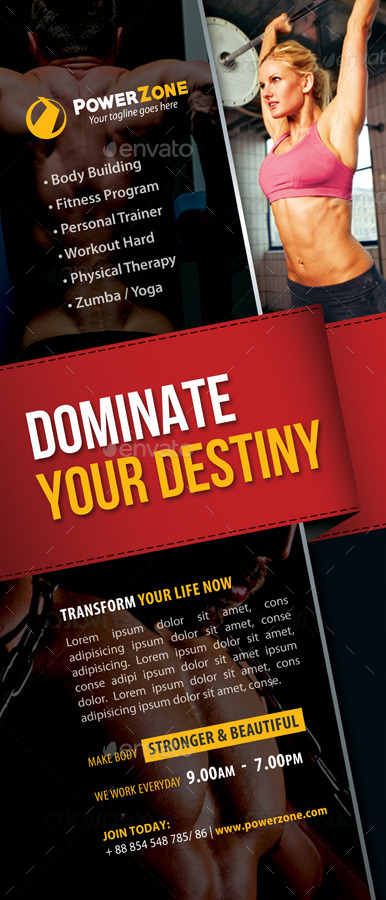 Sport Activity Banner Templates 02, Print Templates | GraphicRiver