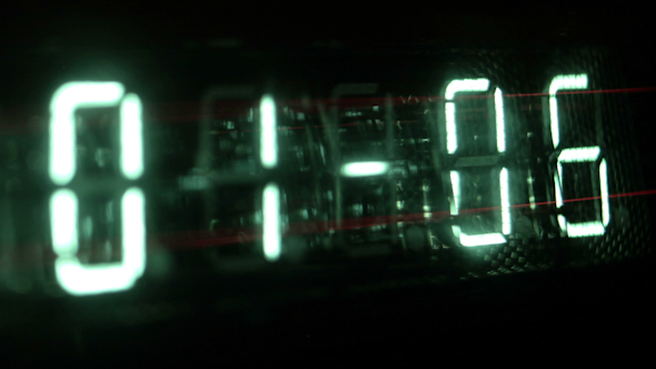 Led Clock Counter 11, Stock Footage | VideoHive