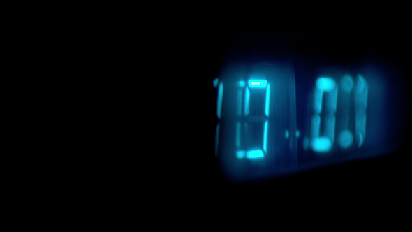 Led Time Clock Counter 24, Stock Footage | VideoHive
