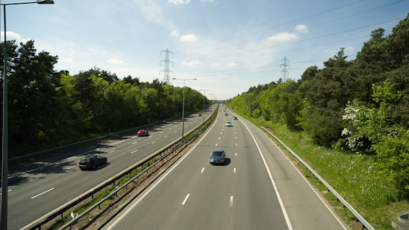 Motorway Traffic Raw 02, Stock Footage | VideoHive