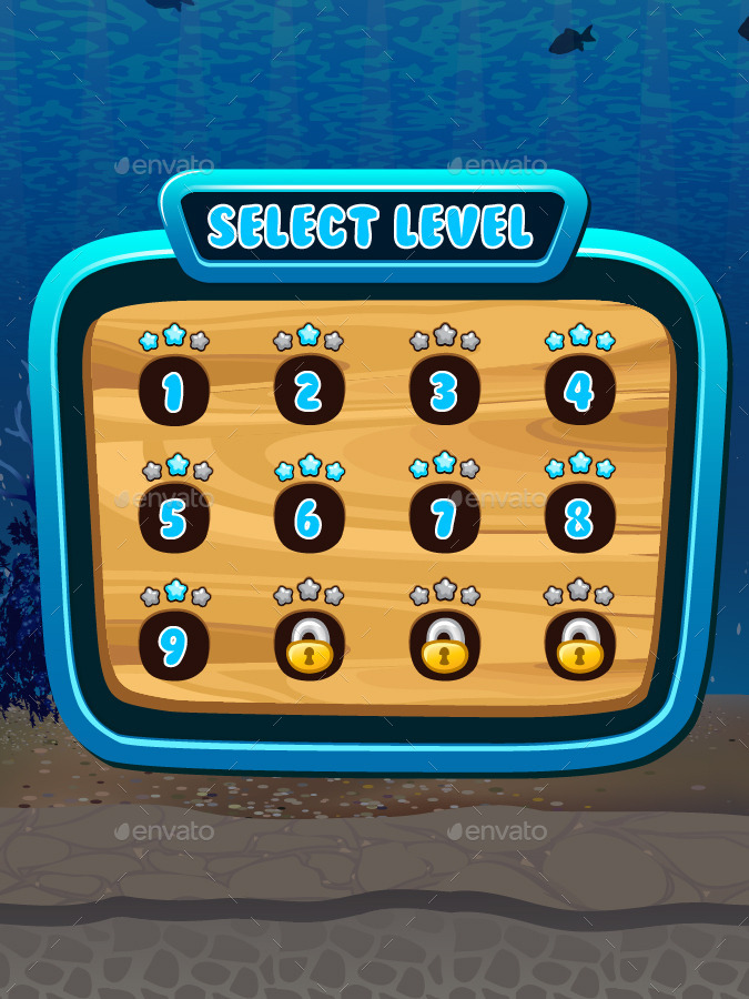 Mobile Game UI Kit 09, Game Assets | GraphicRiver