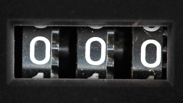 Retro Vintage Ghettoblaster Number Counter 1, Stock Footage | VideoHive