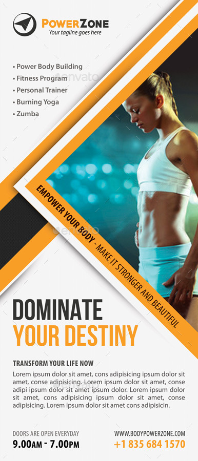 Sport Activity Banner Templates Bundle 03 by rapidgraf | GraphicRiver