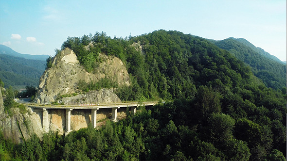 Bridge Over the Mountains, Stock Footage | VideoHive
