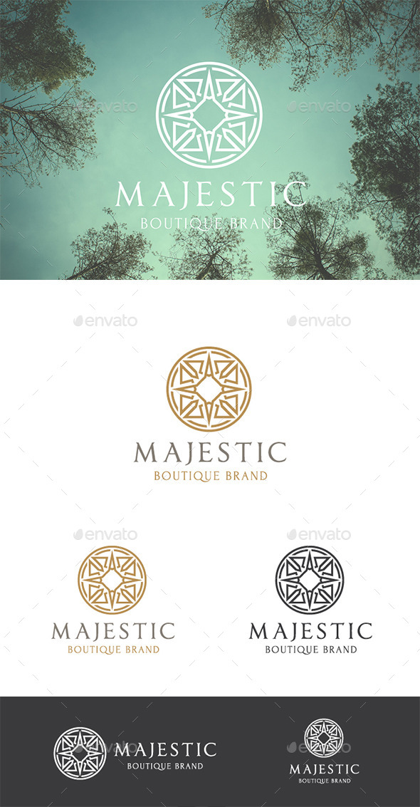 Majestic Brand by LayerSky | GraphicRiver