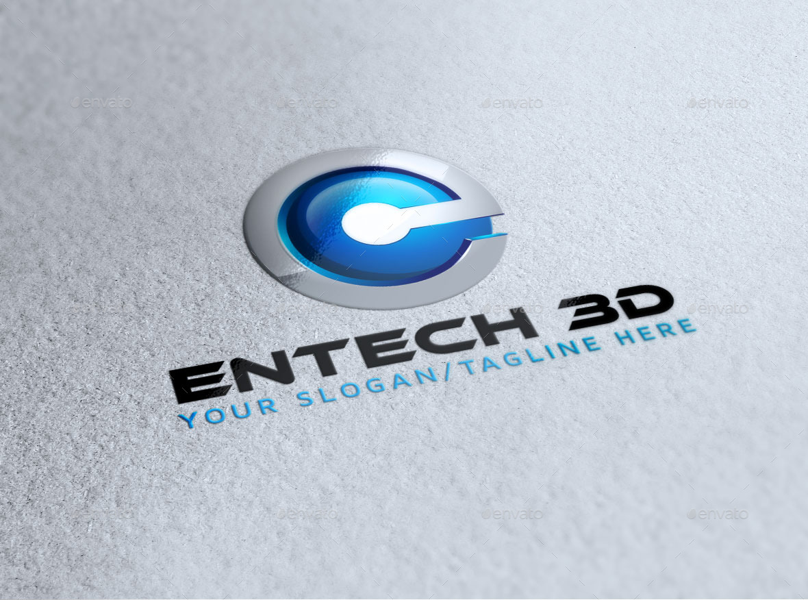 Entech 3D Logo Template, Logo Templates | GraphicRiver