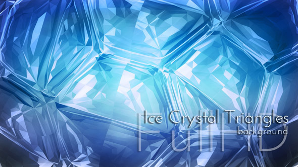 Ice Crystal Polygonal, Motion Graphics | VideoHive