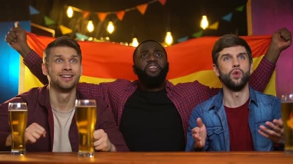 Unhappy Spanish Football Fans Disappointed With Team Losing Match ...