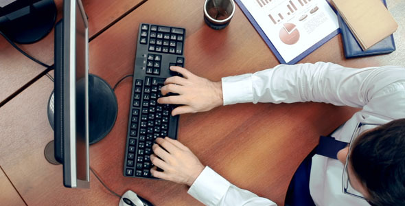 Busy Typing, Stock Footage | VideoHive