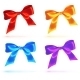 Bright Colorful Bows Set by art_of_sun | GraphicRiver