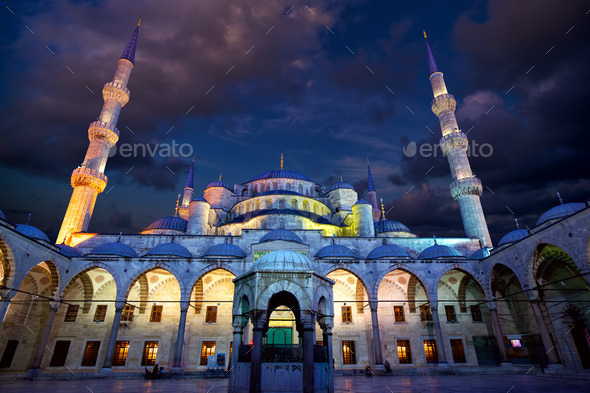 Blue Mosque Stock Photo by dibrova | PhotoDune